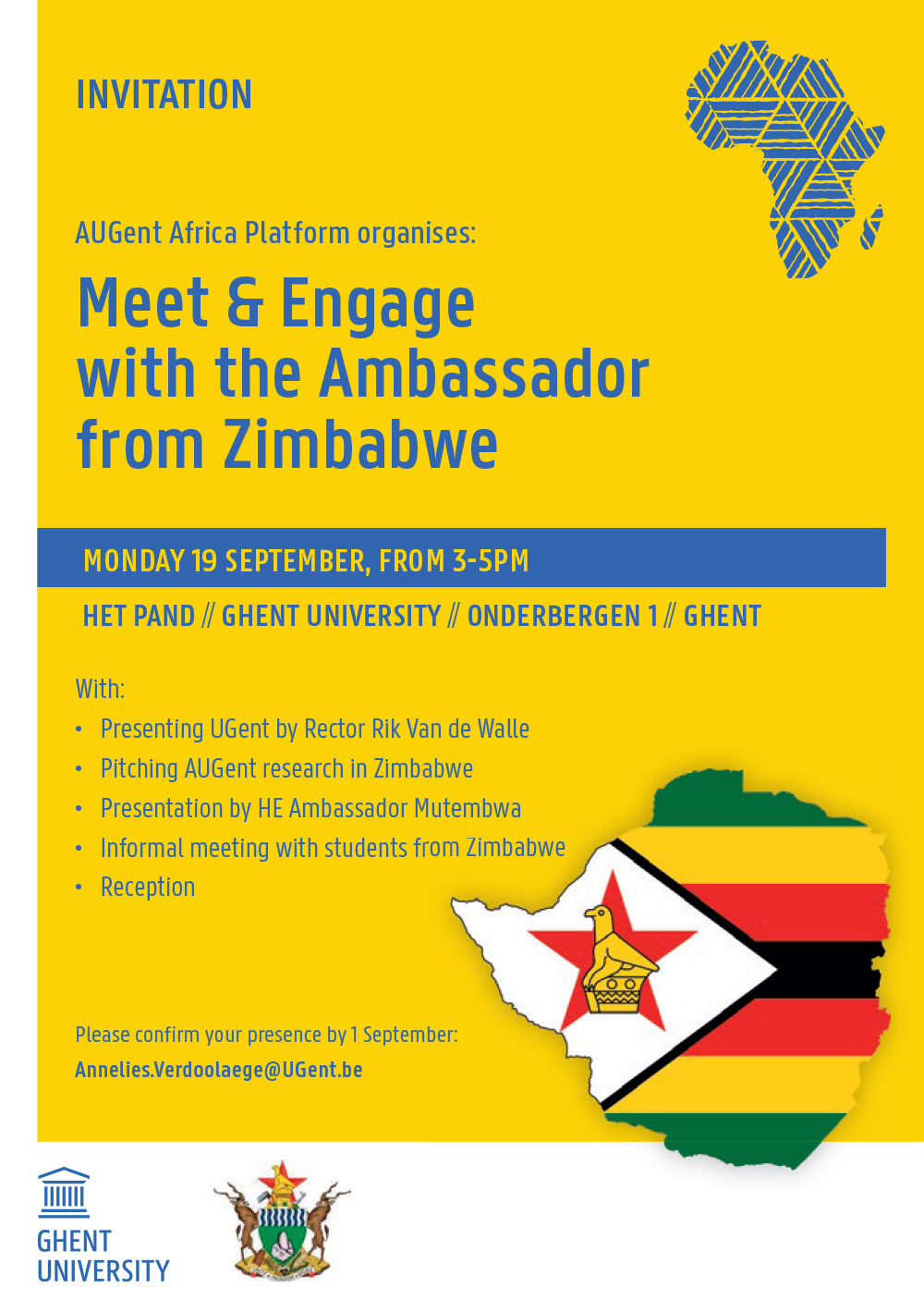 Meet And Engage With The Ambassador From Zimbabwe Africa Platform